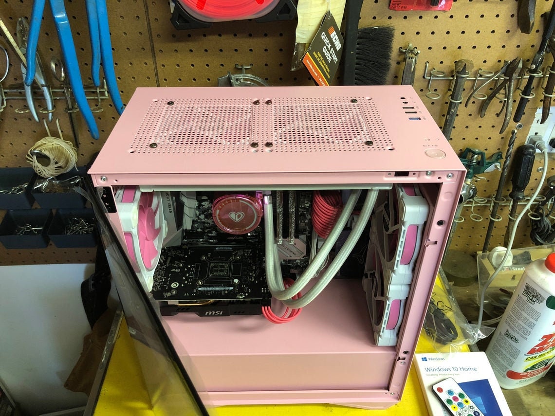 Original Evelynne ® - The Pink Gaming Computer - Pink PC ...